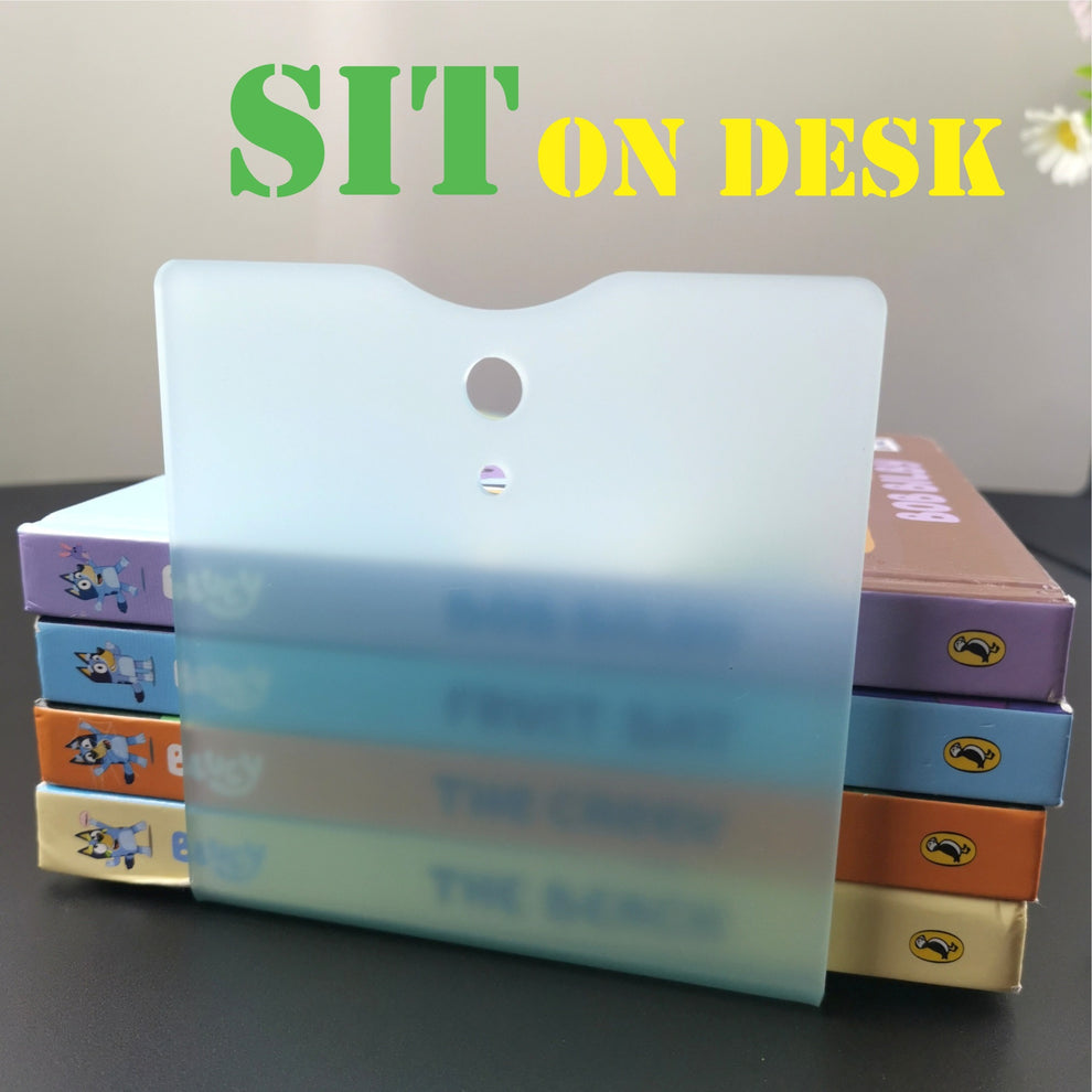 Bookshelf book divider organizer | Acrylic desk book holder – Vmake Gift