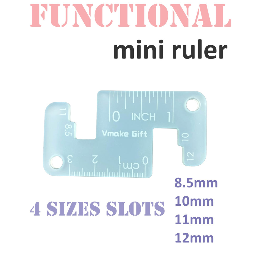 portable phone stand holder with mini ruler 3mm acrylic – Vmake Gift